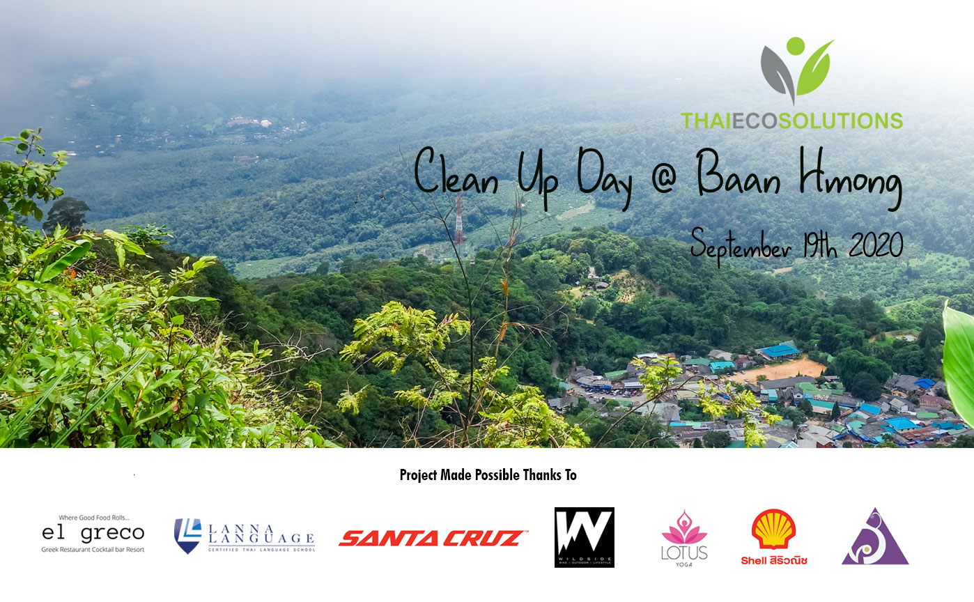 Baan Hmong Clean Up Day 2020 - Litter Picking in Chiang Mai